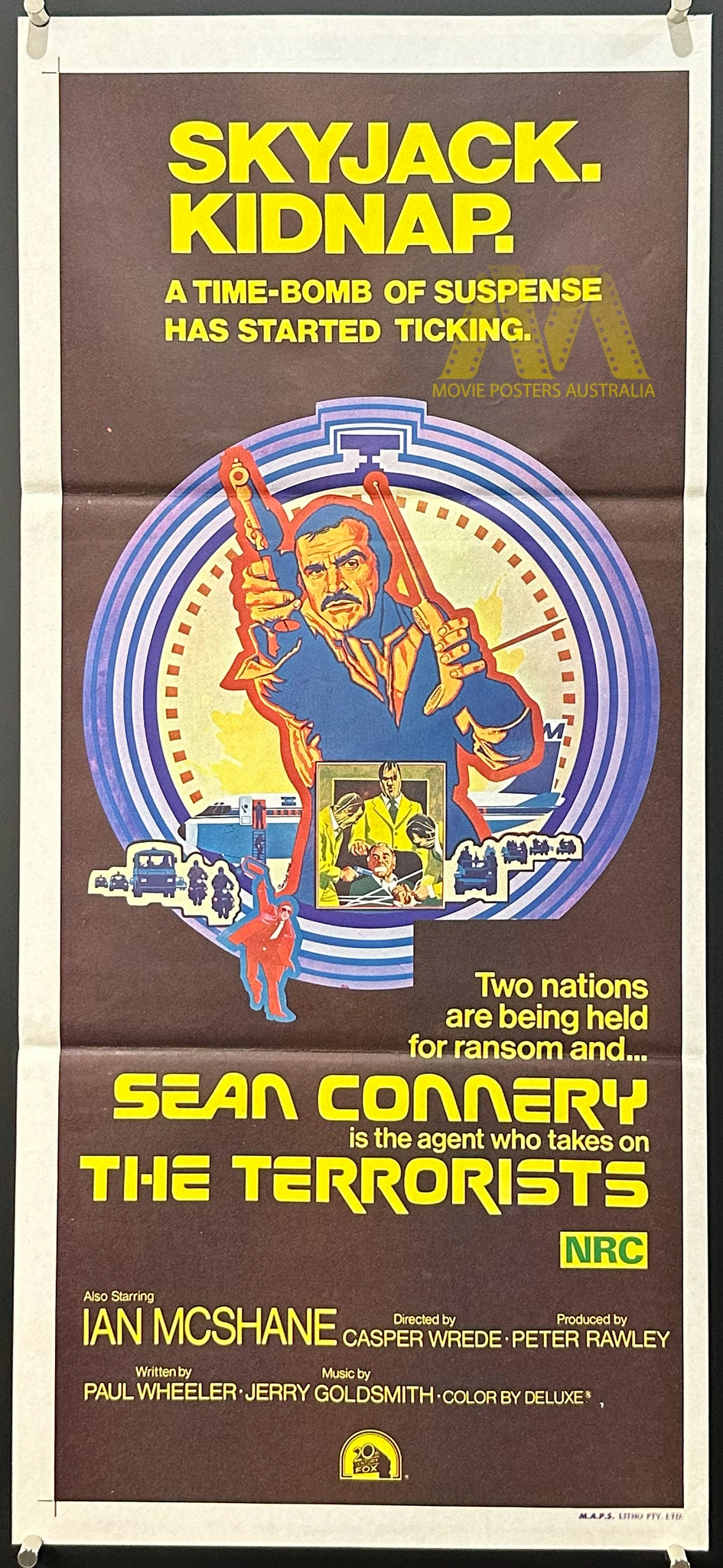 THE TERRORISTS AKA RANSOM (1975) Movie Poster, Original Daybill – Movie ...